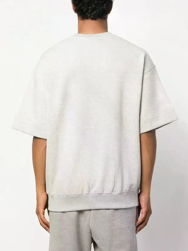 JIL SANDER Short-sleeve Cotton Sweatshirt
