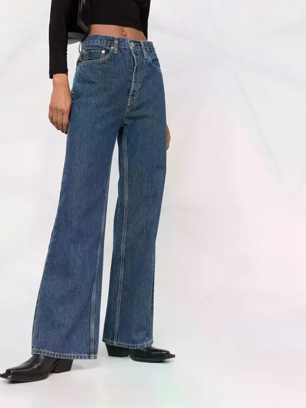 RE/DONE High-waisted Bootcut Jeans