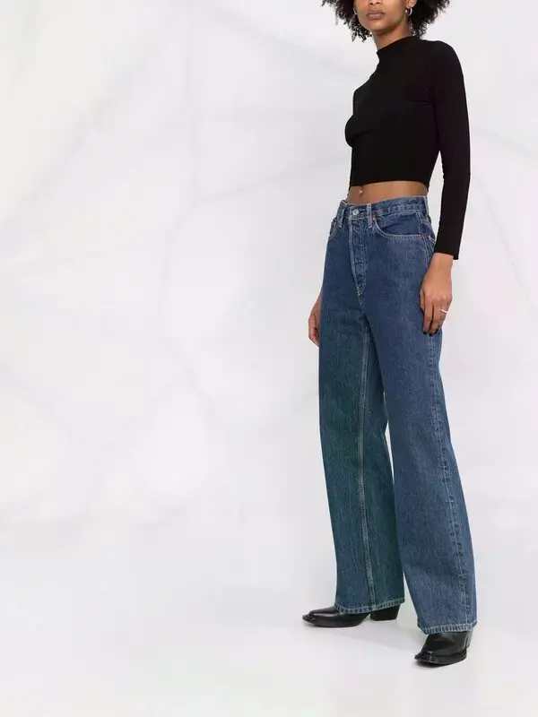 RE/DONE High-waisted Bootcut Jeans