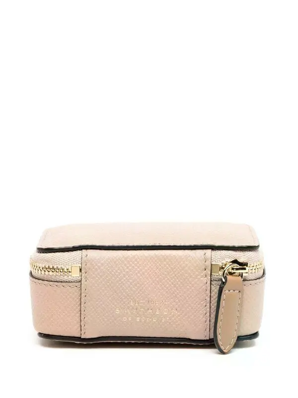 Smythson Logo-stamp Zip Box