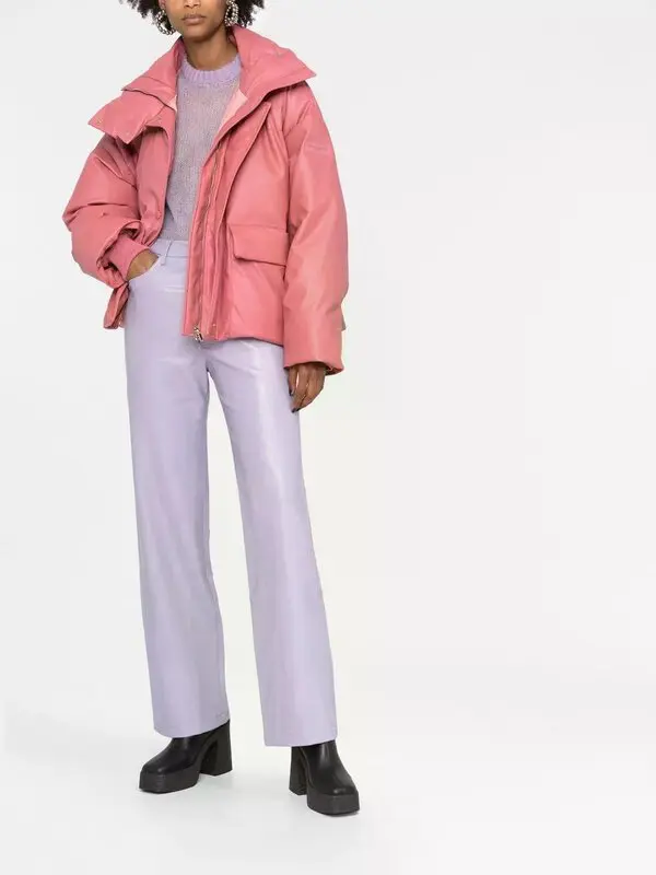 Stella McCartney Faux-leather Puffer Jacket