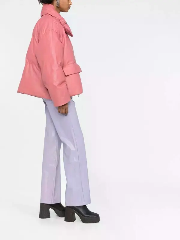 Stella McCartney Faux-leather Puffer Jacket