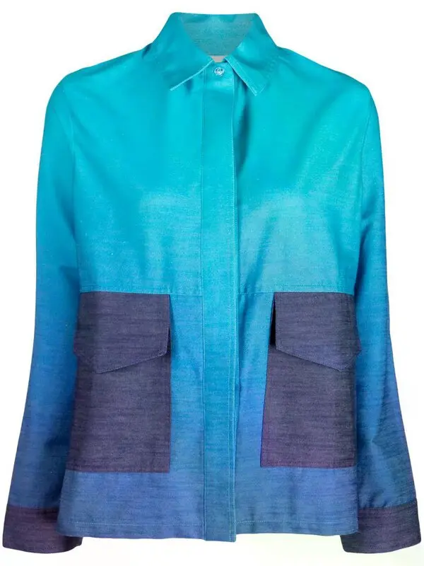 BAMBAH Gradient-effect Linen Shirt