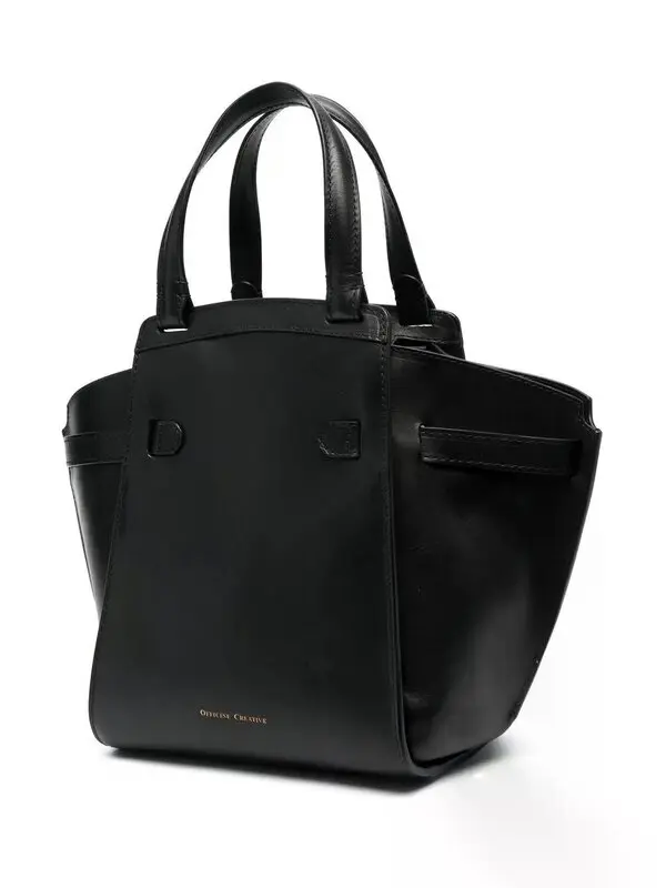 Officine Creative Zipped Top-handle Tote - Black