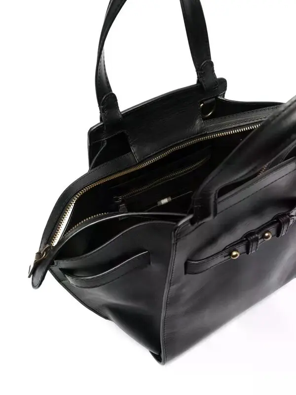 Officine Creative Zipped Top-handle Tote - Black