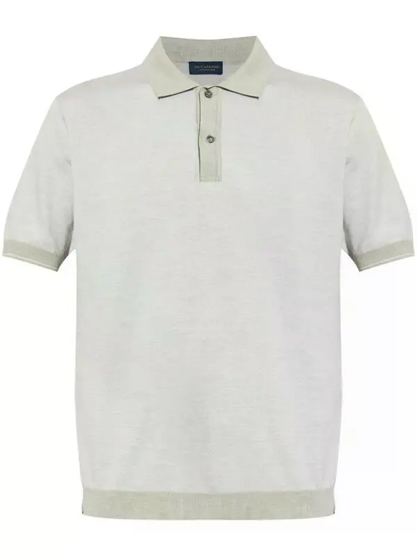 Paul & Shark Silk-blend Polo Shirt - Grey