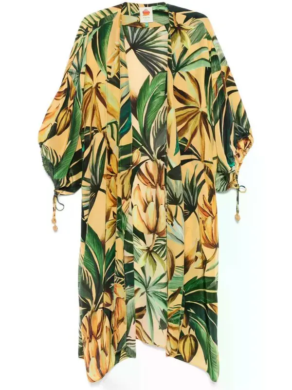 Farm Rio Bananart Coat - Yellow