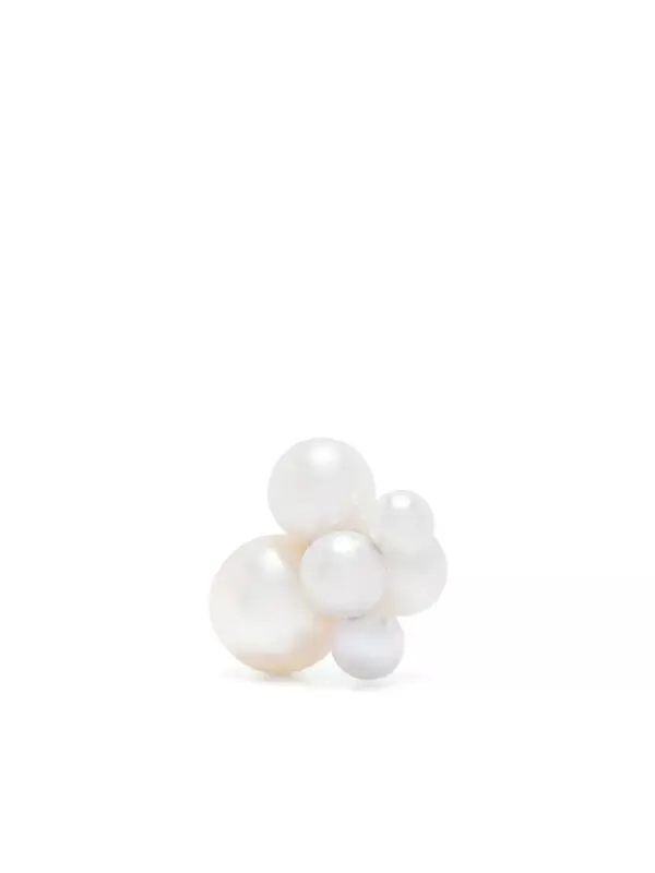 Sophie Bille Brahe 14kt Yellow Gold Bise Freshwater Pearl Single Earring - Neutrals