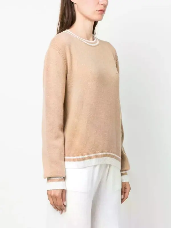 MSGM Logo-embroidered Round-neck Jumper