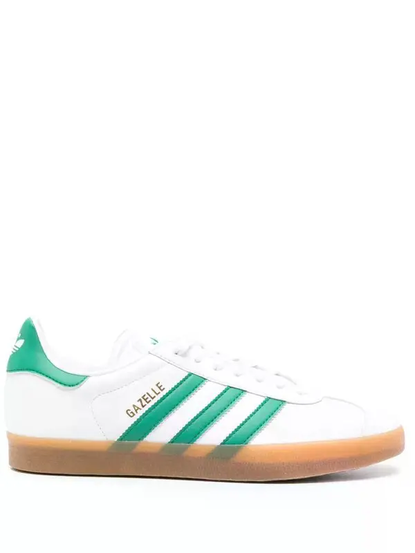Adidas Gazelle 3-stripes Logo Sneakers - White