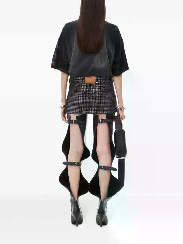 Alexander Wang Crystal-embellished Mini Skirt