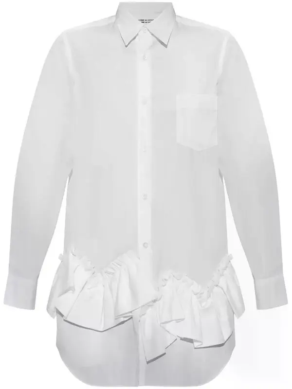 Comme Des Garçons Ruffled-trim Shirt