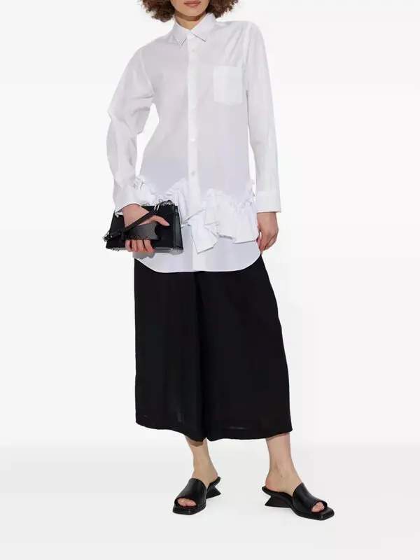 Comme Des Garçons Ruffled-trim Shirt
