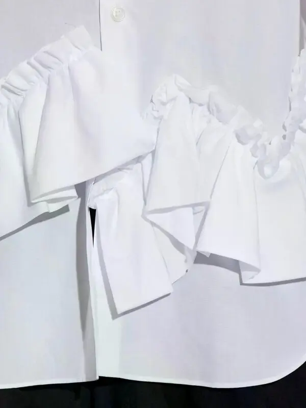 Comme Des Garçons Ruffled-trim Shirt