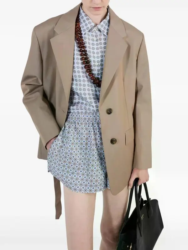 Prada Floral-print Silk Shirt