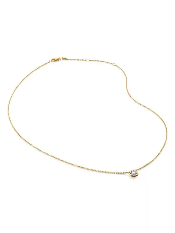 Monica Vinader Solitaire Chain Necklace - Gold