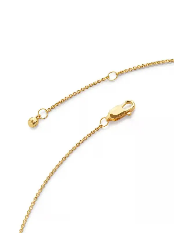 Monica Vinader Solitaire Chain Necklace - Gold
