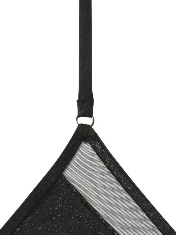 MAISON CLOSE Minuit Triangle Bikini Top - Black