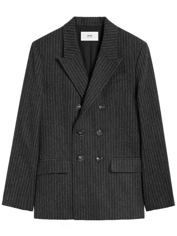 AMI Paris Double-breasted Wool Blazer