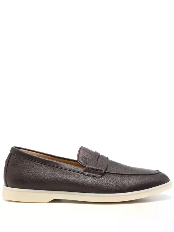HENDERSON BARACCO Auburn Leather Loafers