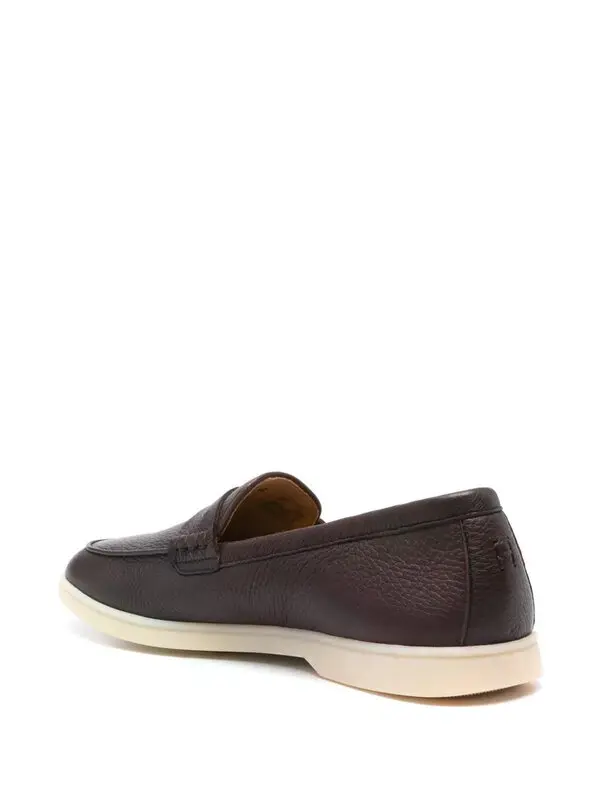 HENDERSON BARACCO Auburn Leather Loafers