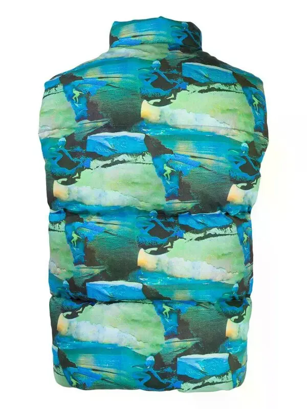 ERL Printed Quilted Puffer Gilet