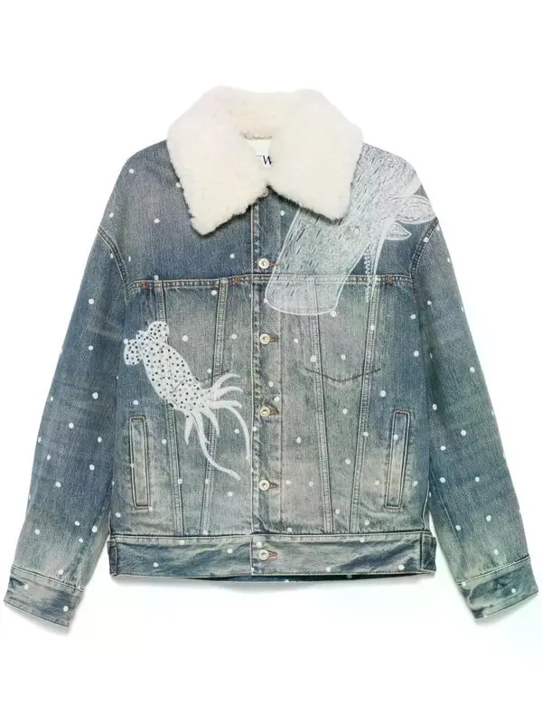 Loewe Sketch-print Denim Jacket