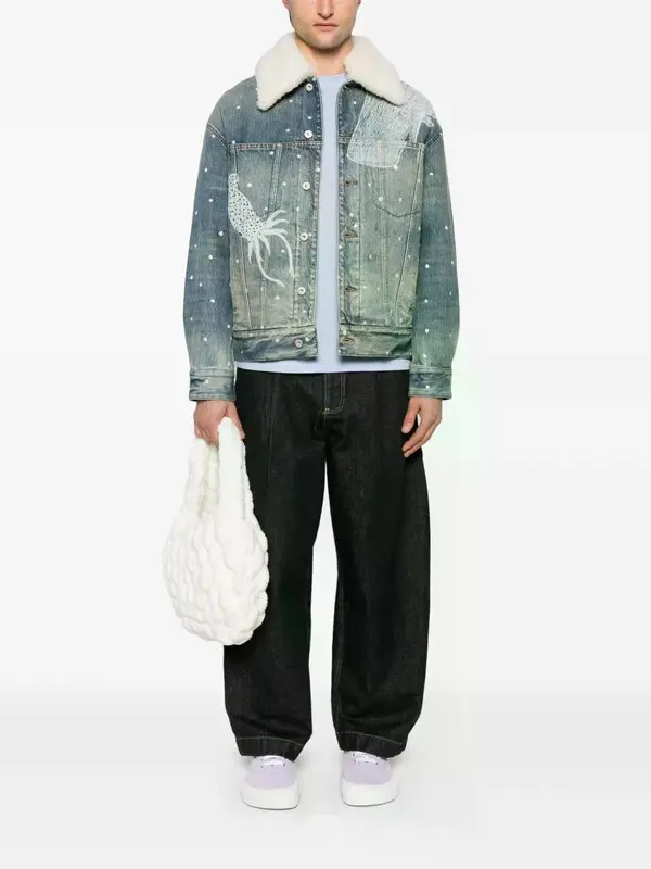 Loewe Sketch-print Denim Jacket