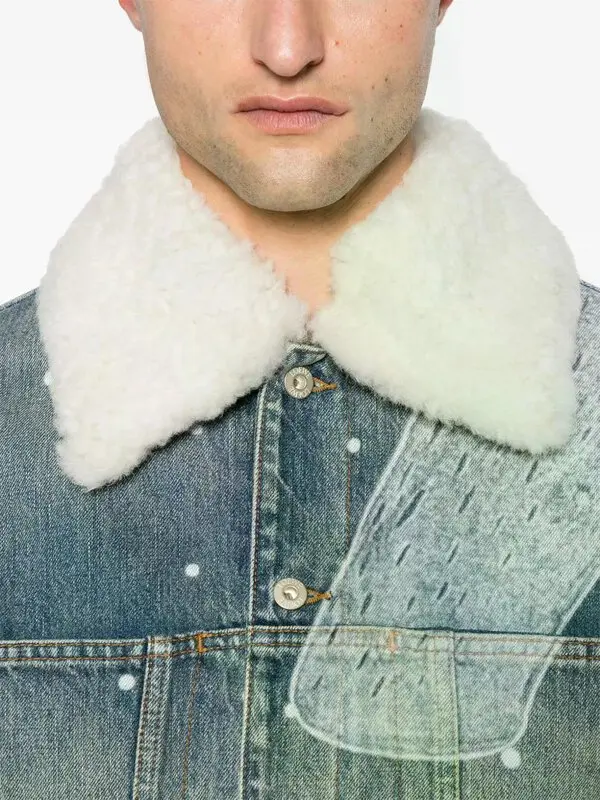 Loewe Sketch-print Denim Jacket