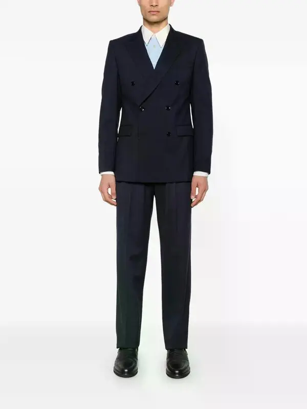 FURSAC Double-breasted Blazer - Blue