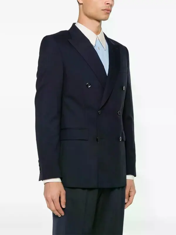 FURSAC Double-breasted Blazer - Blue