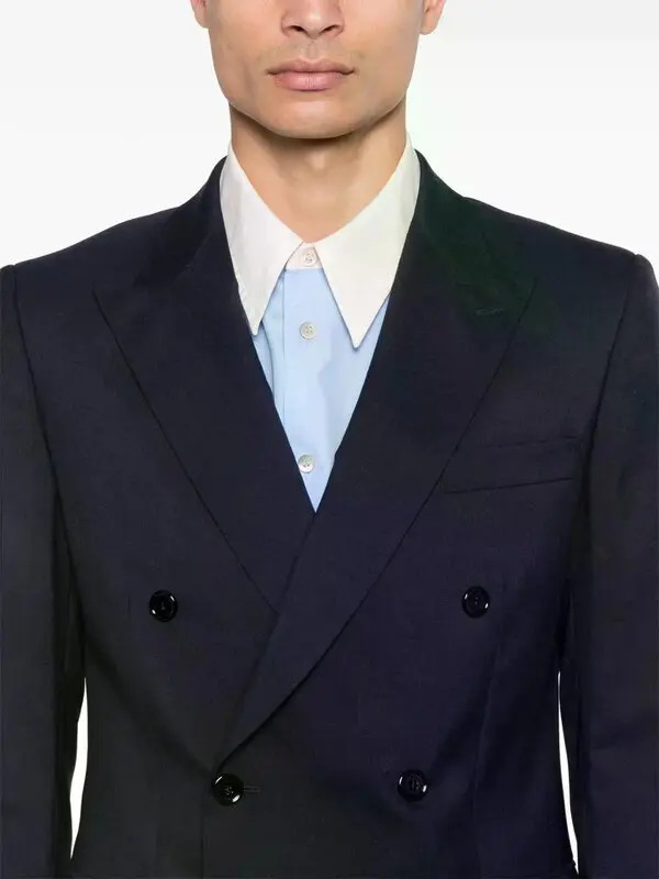 FURSAC Double-breasted Blazer - Blue