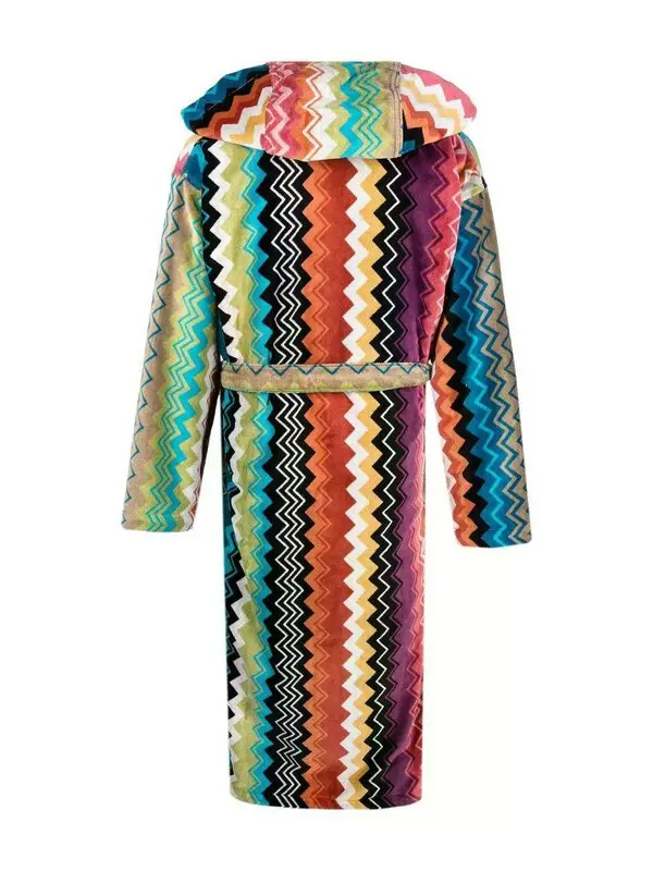 Missoni Giacomo Belted Hooded Bathrobe