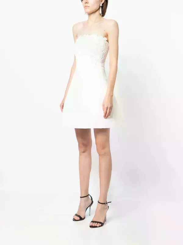 Sachin & Babi Alana Floral Appliqué Mini Dress