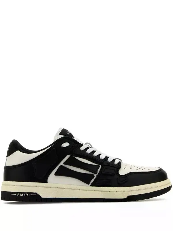Amiri Skel Top Low Sneakers - Black