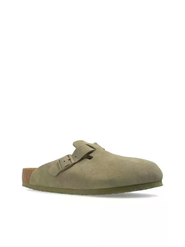 BIRKENSTOCK Suede Leather Sandals - Green