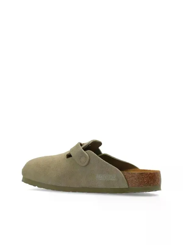 BIRKENSTOCK Suede Leather Sandals - Green