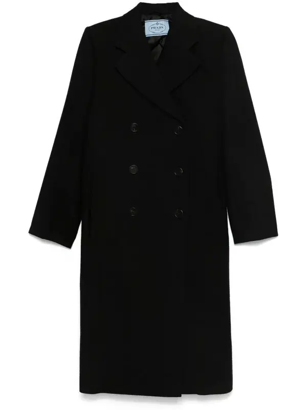 Prada Virgin Wool Double-breasted Coat