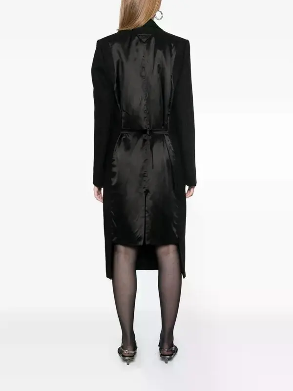 Prada Virgin Wool Double-breasted Coat