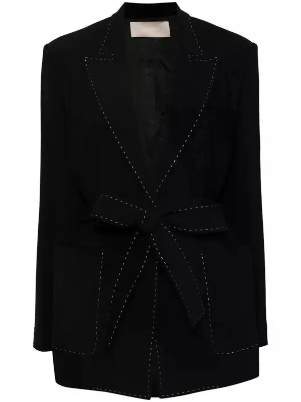 Elie Saab Topstitch Blazer