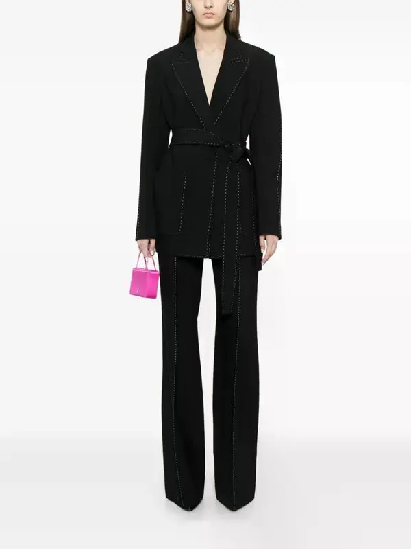Elie Saab Topstitch Blazer