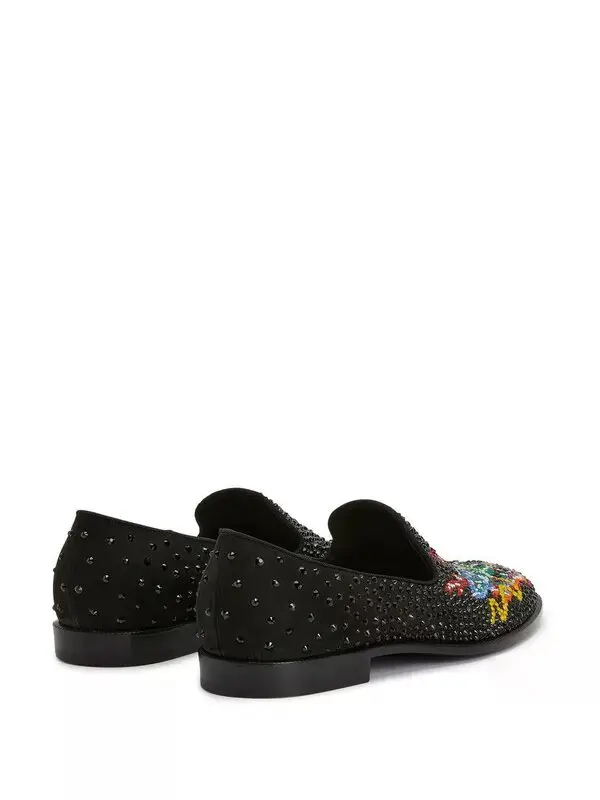GIUSEPPE ZANOTTI Embellished Dragon Loafers