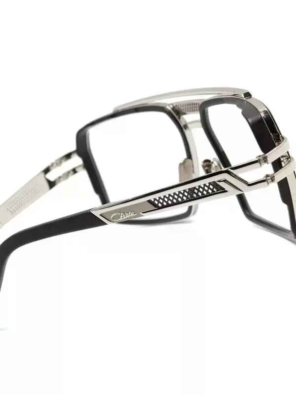 Cazal 6033 Square-frame Glasses - Silver