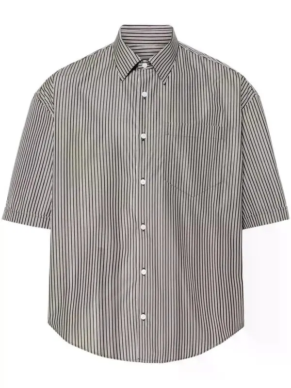 AMI Paris Striped Cotton Shirt