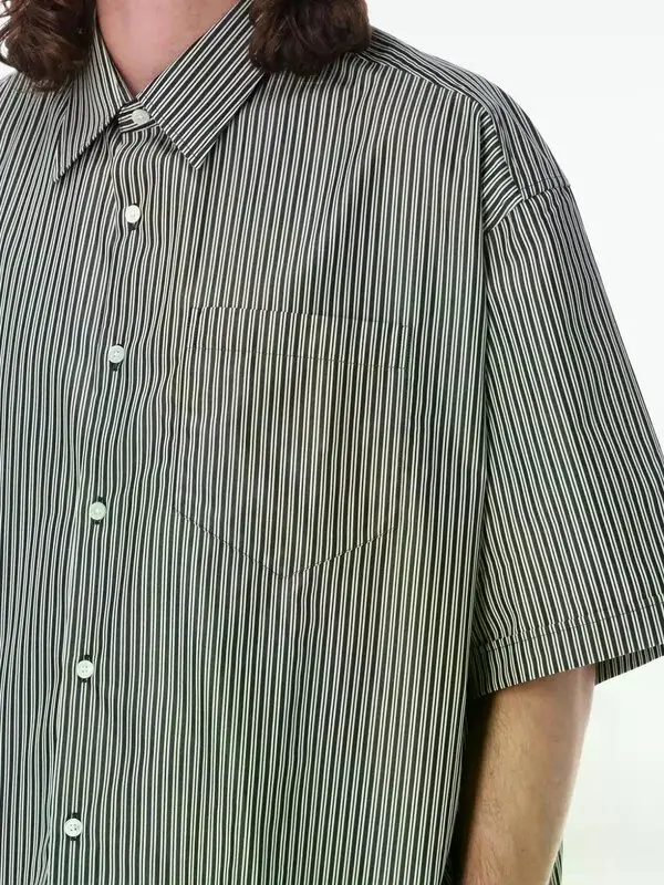 AMI Paris Striped Cotton Shirt