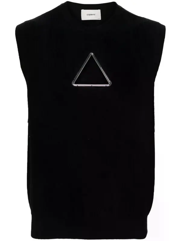 Coperni Triangle Sleeveless Knitted Top