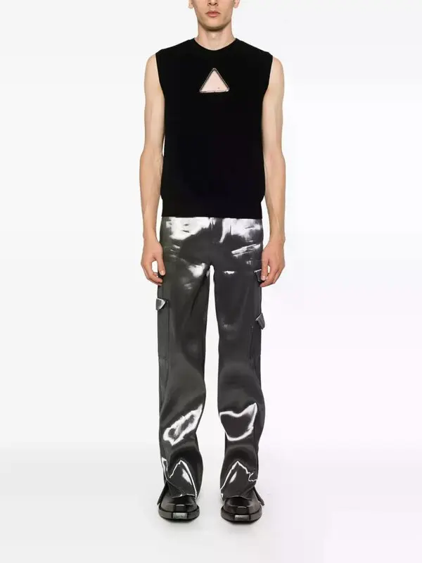 Coperni Triangle Sleeveless Knitted Top