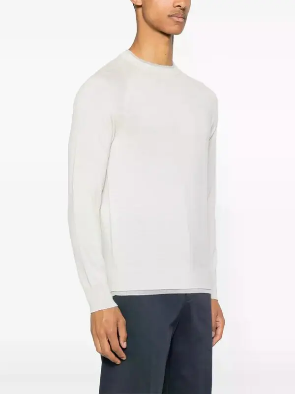 Eleventy Wool Crew Neck Sweater