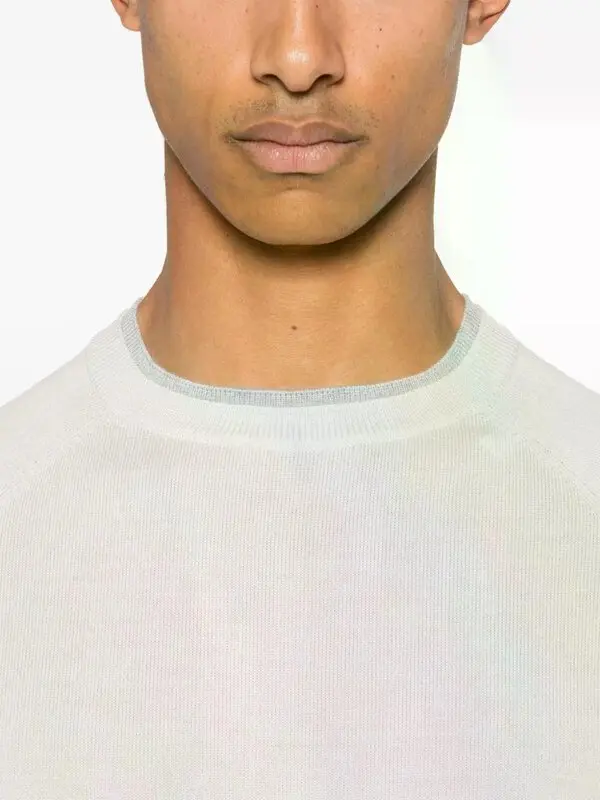 Eleventy Wool Crew Neck Sweater