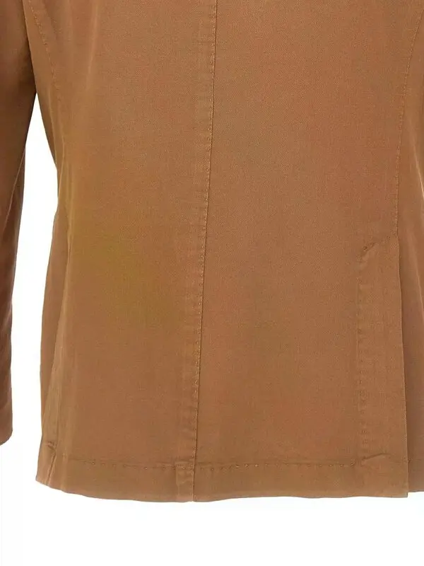 SANTANIELLO Single-breasted Blazer - Brown